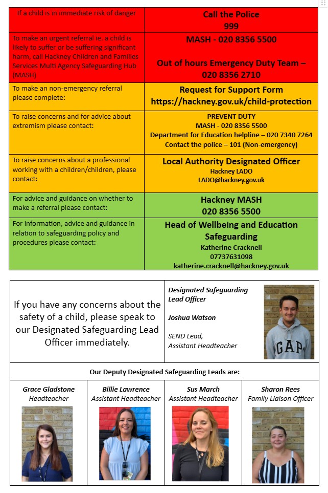 St John & St James Primary School | Safeguarding